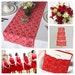 Red Lace Wedding Table Runner - Etsy