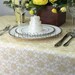 Gold Lace Wedding Table Overlay - Etsy