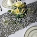 Silver Sequin Table Runner Wedding Table Runner - Etsy