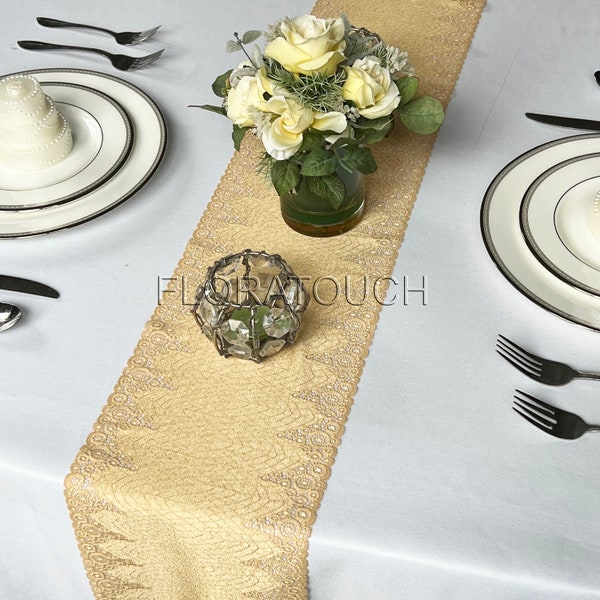 Gold Table Runner - Etsy