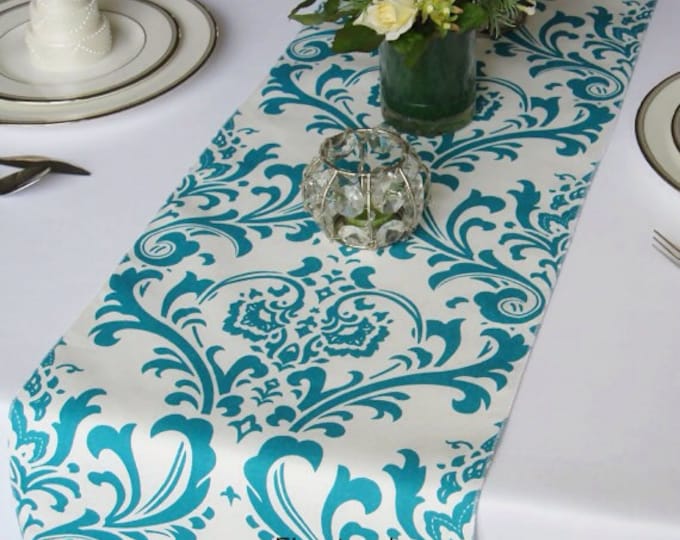 Traditions Red Damask Table Runner Wedding Table Runner red | Etsy