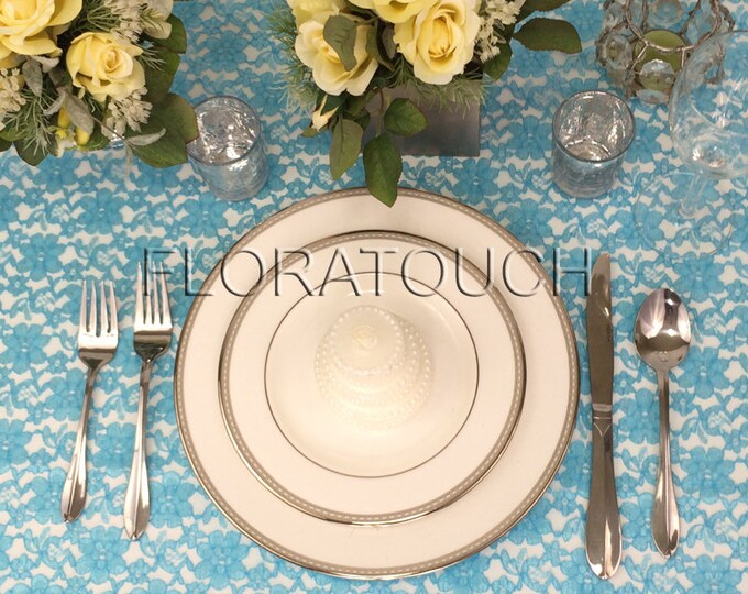 Gold Lace Wedding Table Overlay - Etsy