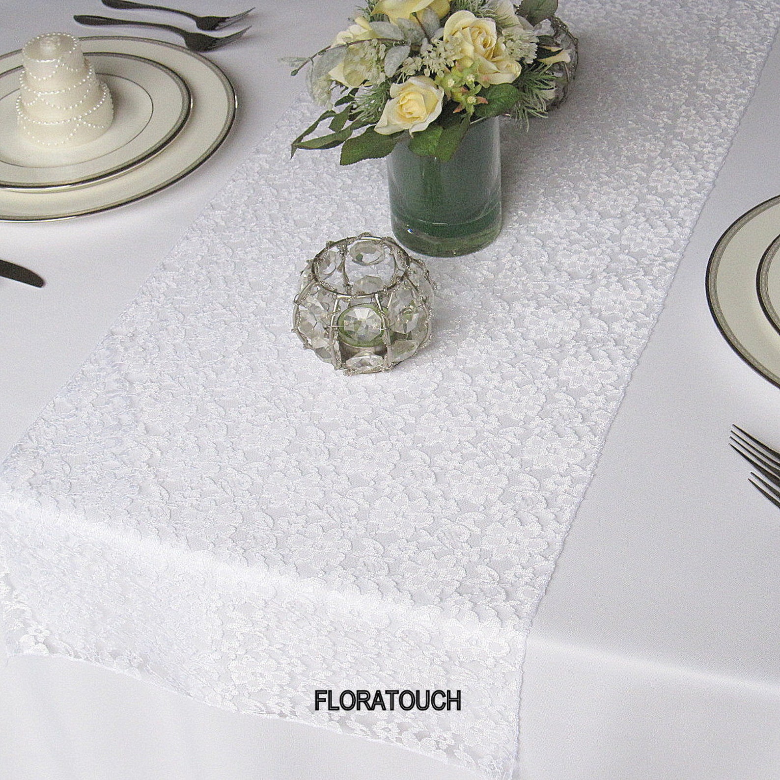Champagne Lace Table Runner Wedding Table Runner - Etsy
