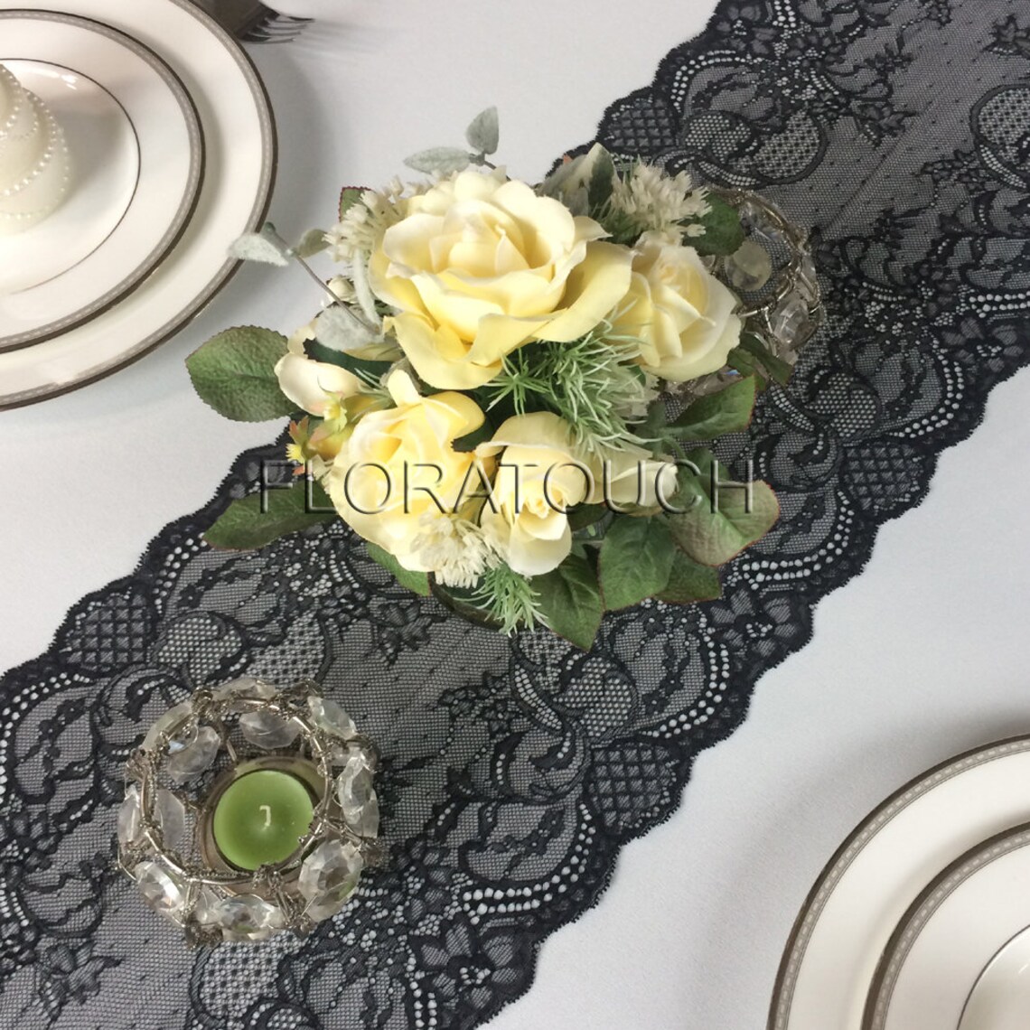 Black Lace Table Runner Wedding Table Runner Style Lblk03 - Limited ...