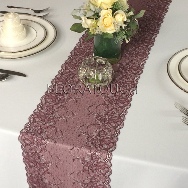 Burgundy Table Runner - Etsy