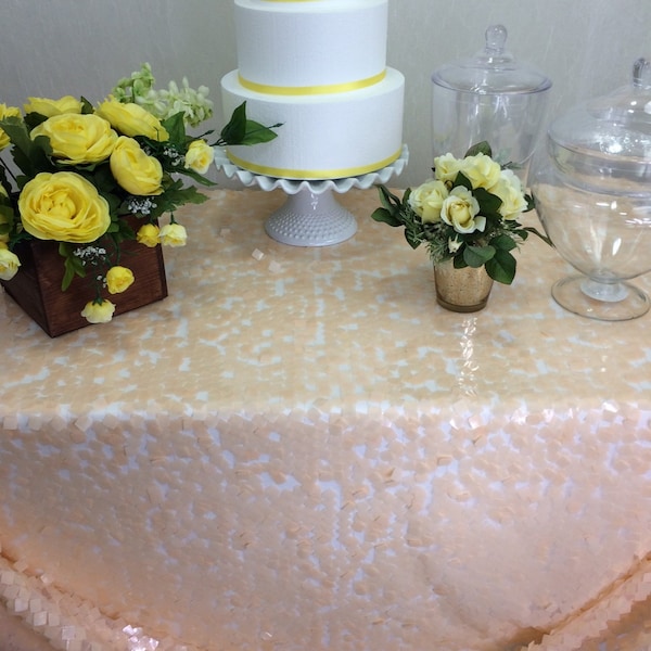 Peach Tablecloth - Etsy