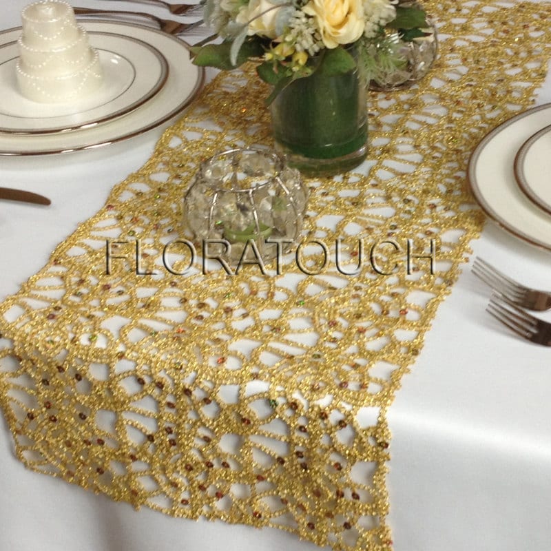 Gold Table Runner - Etsy