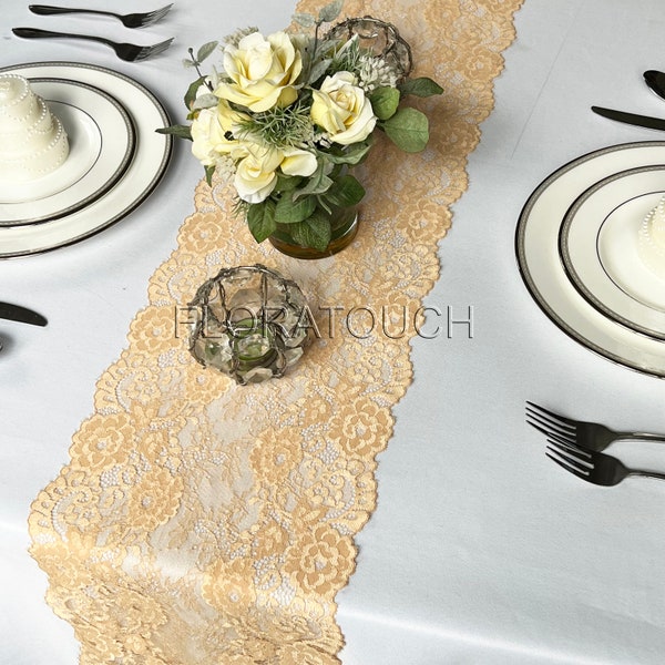 Red Lace Wedding Table Runner - Etsy