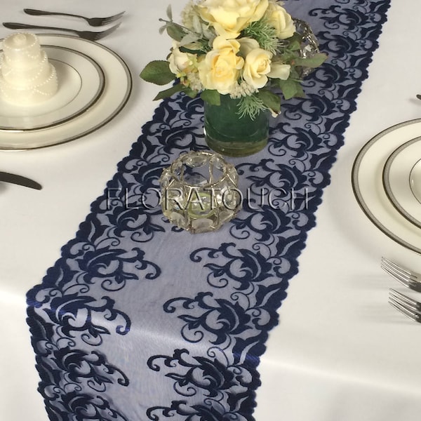 Navy Table Runner - Etsy