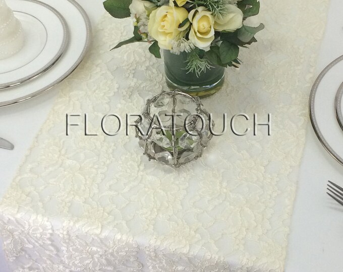 Red Lace Wedding Table Runner - Etsy
