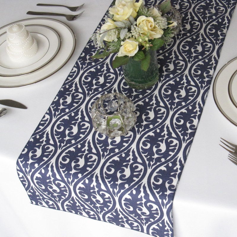 Navy Table Linens - Etsy