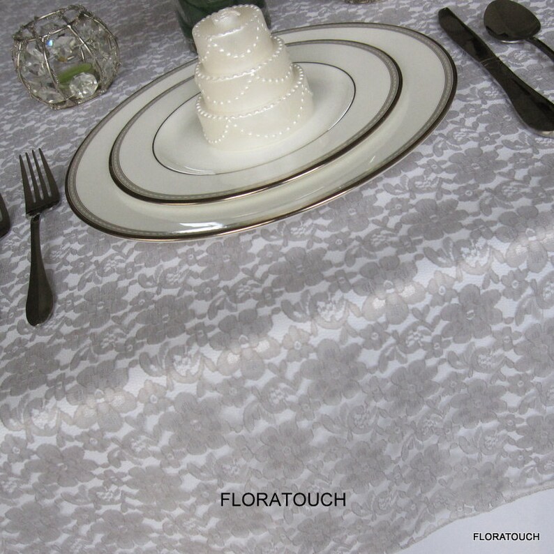 Yellow Lace Wedding Table Overlay - Etsy