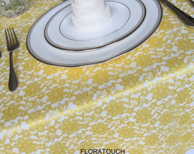 Gold Lace Wedding Table Overlay - Etsy