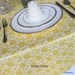 Yellow Lace Wedding Table Overlay - Etsy