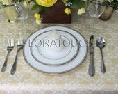 Gold Lace Wedding Table Overlay - Etsy