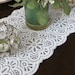 Thick Ivory Lace Table Runner Wedding Table Runner 9" Wide - Livory05 ...