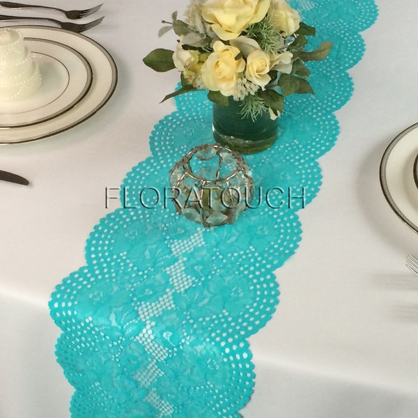Aqua Table Runner - Etsy