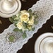 Thick Ivory Lace Table Runner Wedding Table Runner 9 Wide Livory05 - Etsy