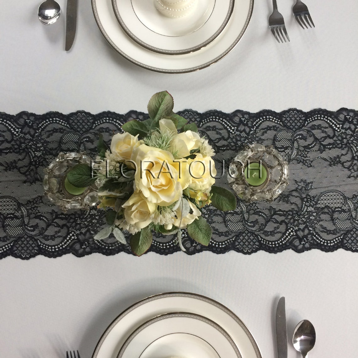 Black Lace Table Runner Wedding Table Runner Style Lblk03 - Limited ...