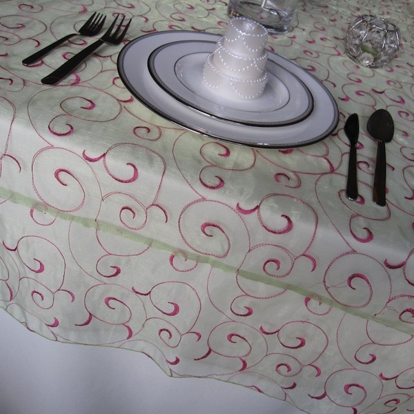 Embroidered Organza Etsy