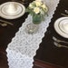 Thick Ivory Lace Table Runner Wedding Table Runner 9 Wide Livory05 - Etsy