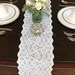 Thick Ivory Lace Table Runner Wedding Table Runner 9" Wide - Livory05 ...