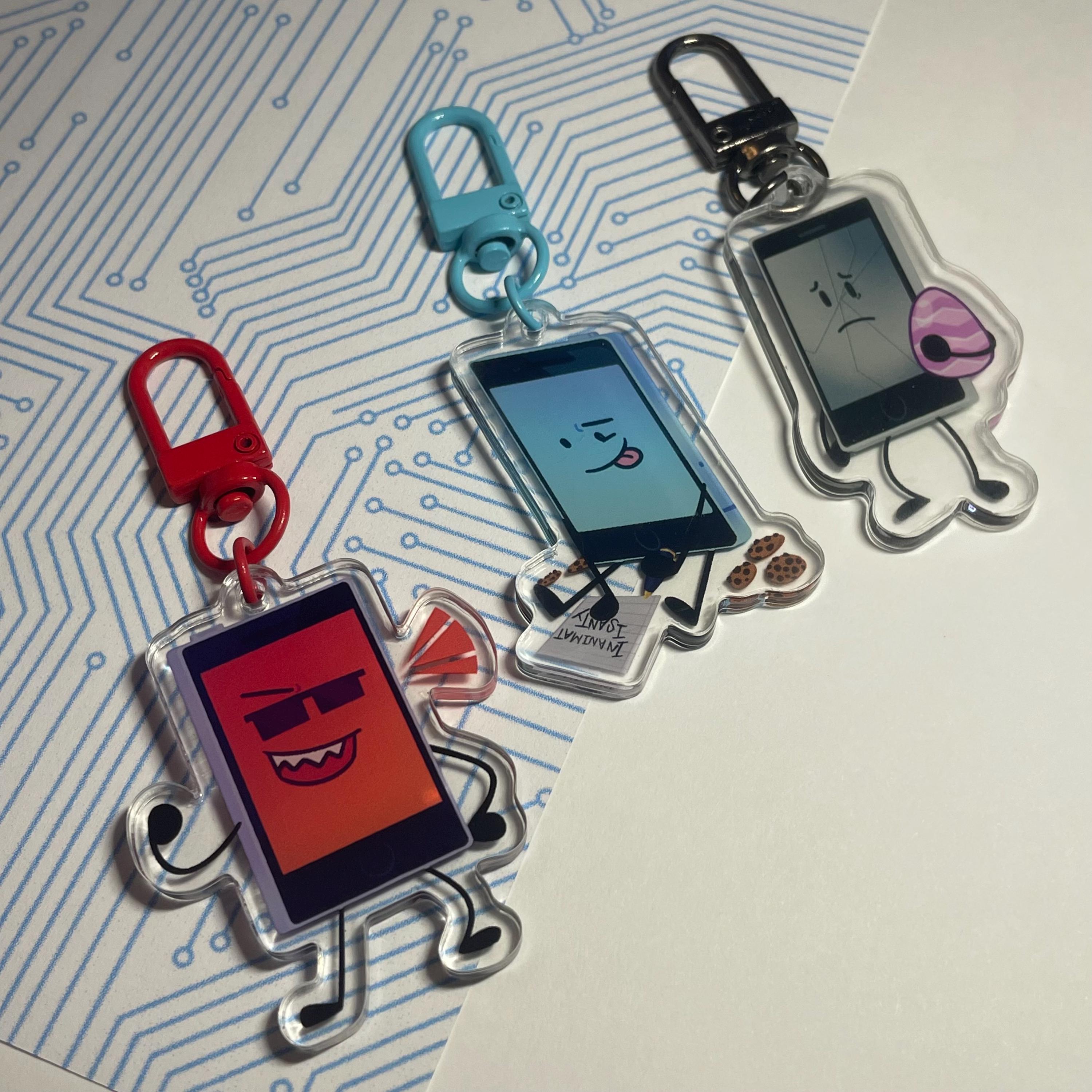 INANIMATE INSANITY MEPHONES Acrylic Keychains, Mephone4, Mephone4s ...
