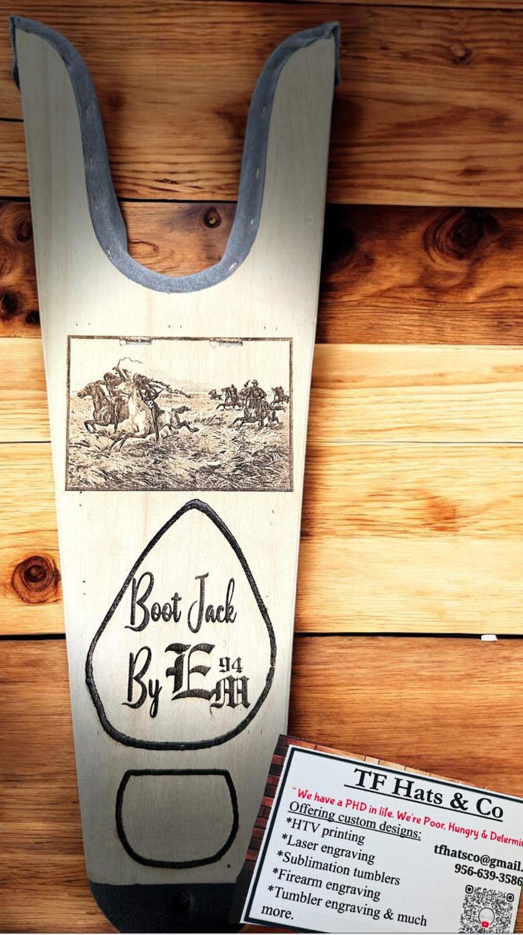 Custom Boot Jack – EM94 Brand - Etsy