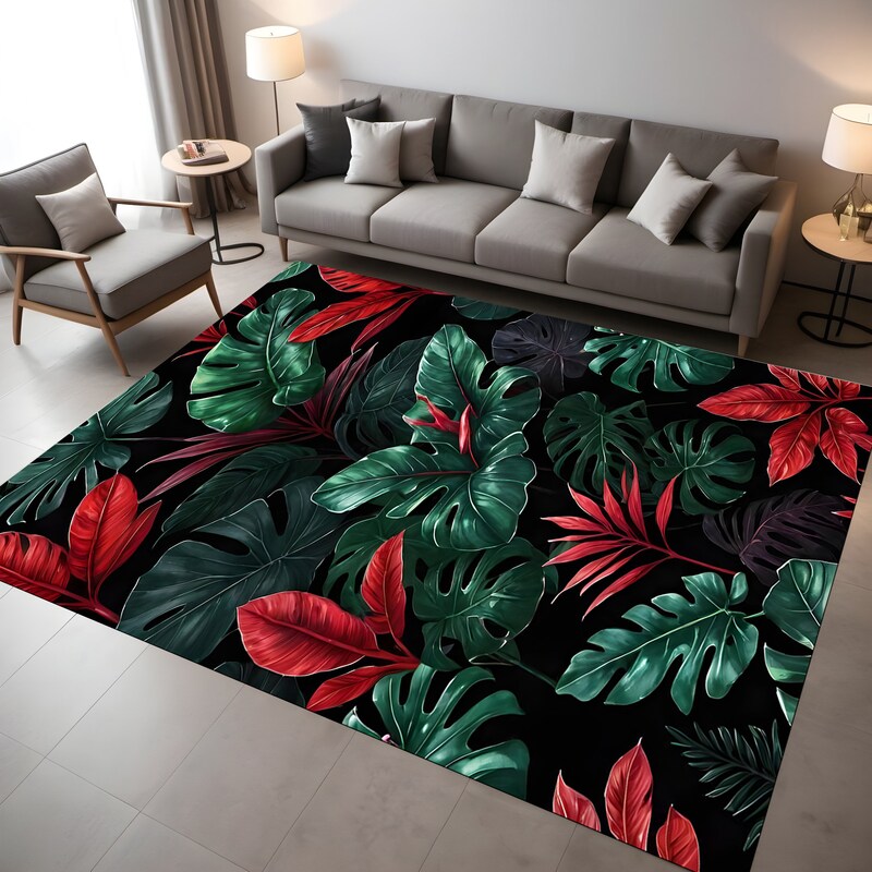 Leaf Rug - Etsy