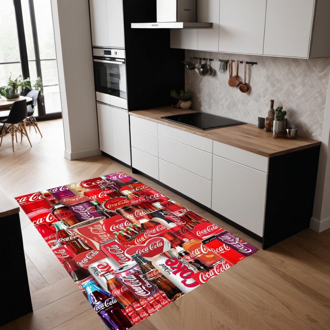 Coca Cola Rug,coke Bottle Decor,coke Rug,classic Cola Rug,coke Decor ...