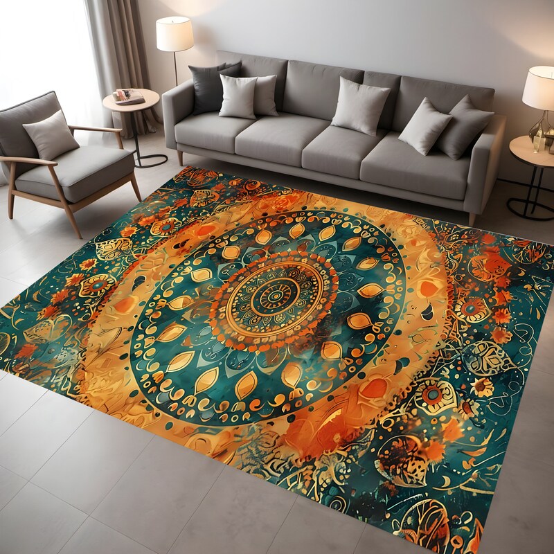 Mandala Carpet - Etsy