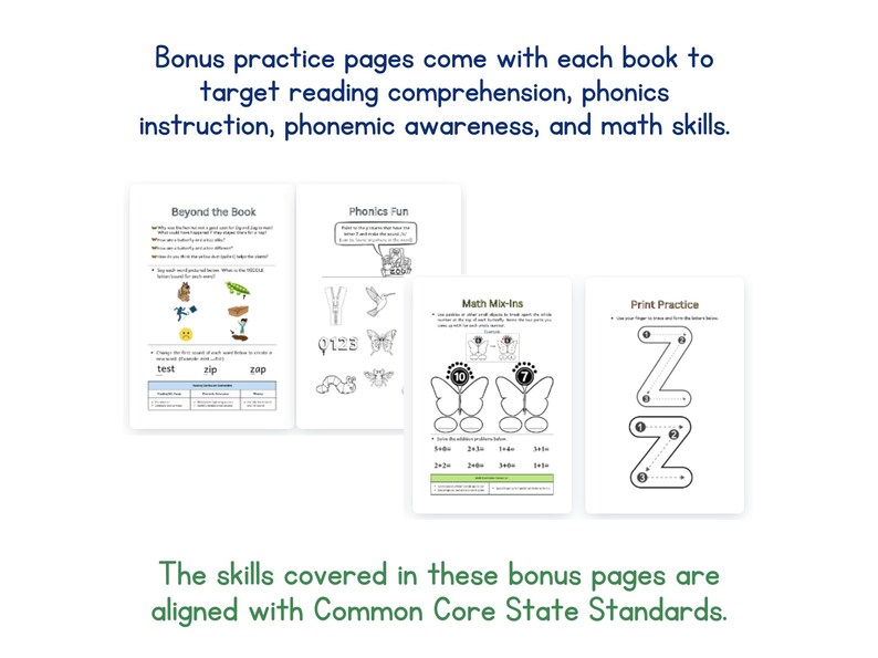 Butterfly Life Cycle, Pollinators Emergent Reader Book Letter Z Orton ...
