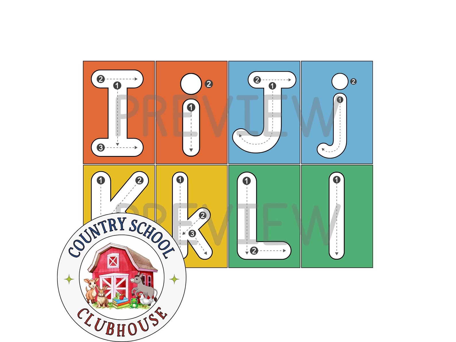 Alphabet ABC Letter Formation Flashcards | Handwriting | Orton ...