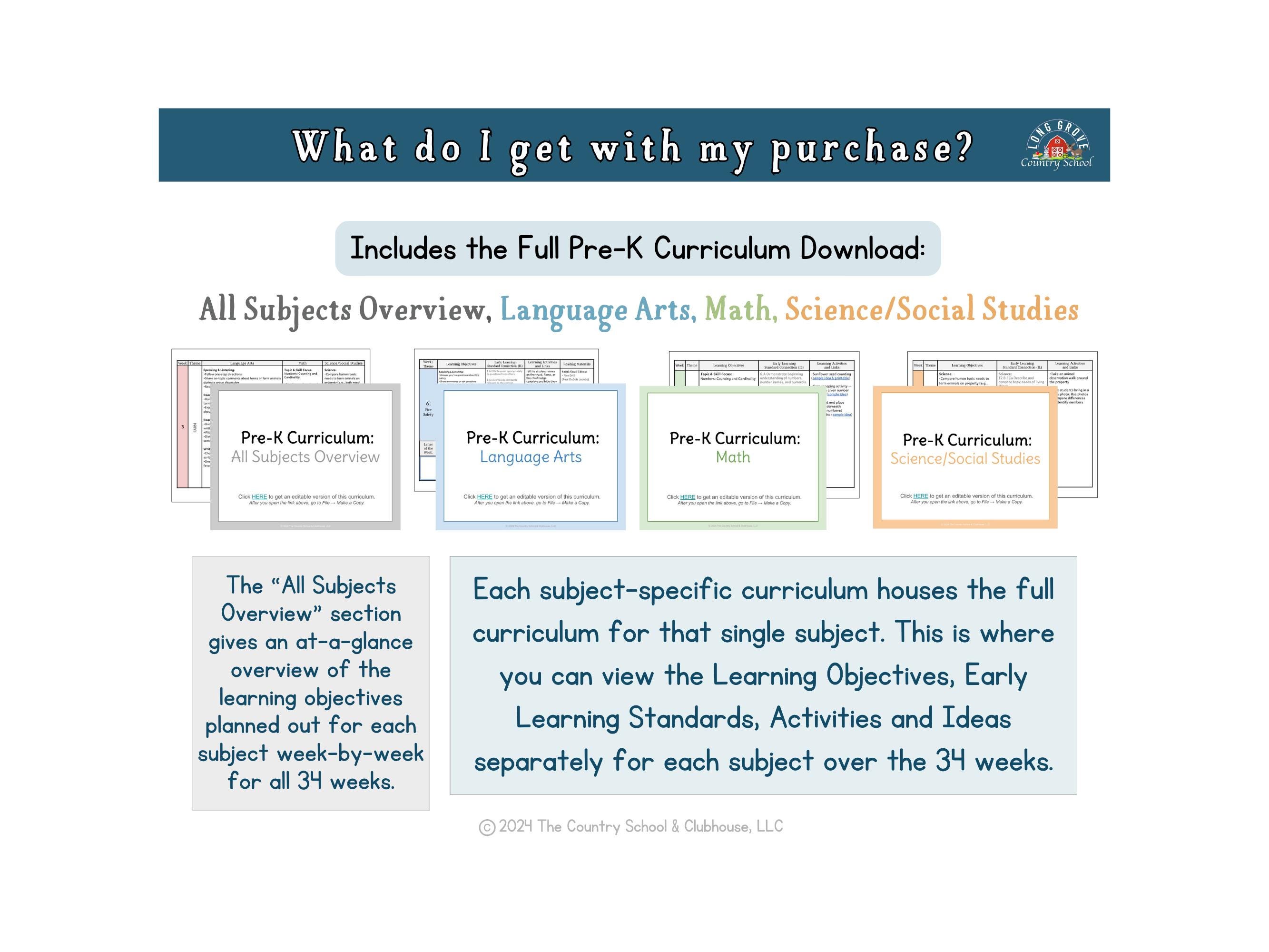 Pre-k Curriculum | Year-long | Nature-based Outdoor Learning | Hands-on ...