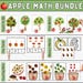 Apple Theme Math BUNDLE | Number Counting 1-20 | Hands-on Math Games ...