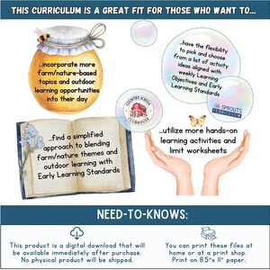 Kindergarten Curriculum Winter Sample Week | Nature-based Outdoor ...