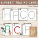 Letter Tracing Alphabet Cards | Letter Formation | Handwriting Practice ...