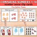 Comparing Numbers Clip Cards | Greater Than, Less Than, Equal to ...