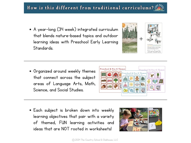 Preschool Curriculum Spring Sample Week | Nature-based Outdoor Learning ...