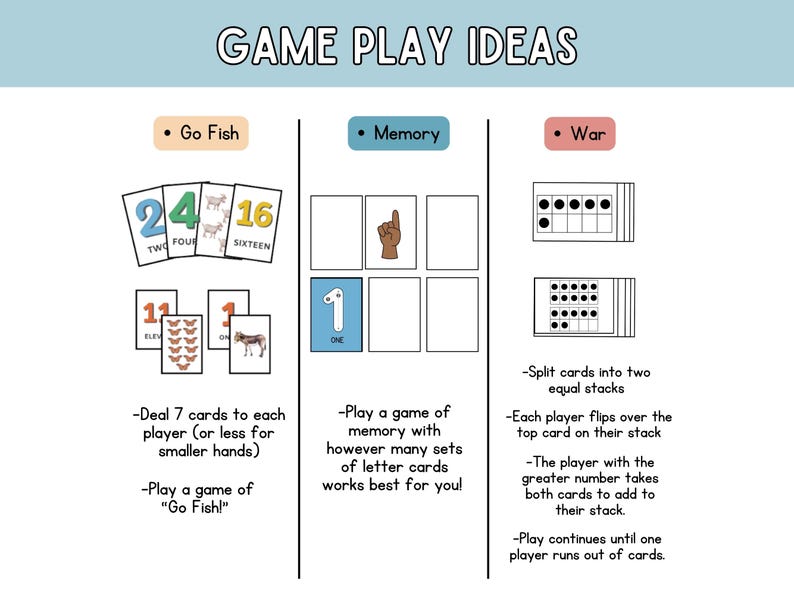 Numbers 1-20 Math Games and Flashcards BUNDLE | Preschool Pre-k ...