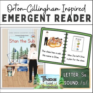 Land Ecosystems Theme Emergent Reader Book | Letter S | Orton ...