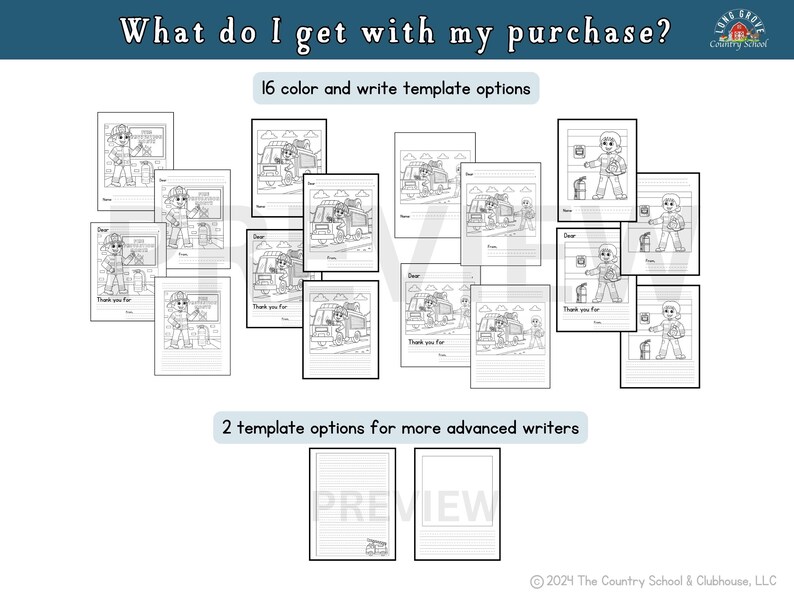 Firefighter Theme Writing Paper | Fire Safety Week | Friendly Letter ...