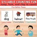 Syllable Counting Cards | Fire Safety Week | Firefighter Theme ...