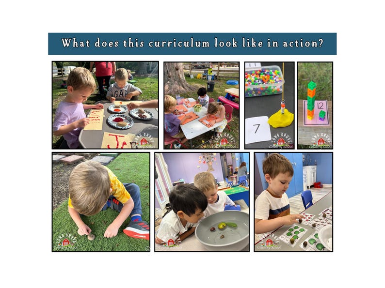 Pre-k Curriculum | Year-long | Nature-based Outdoor Learning | Hands-on ...