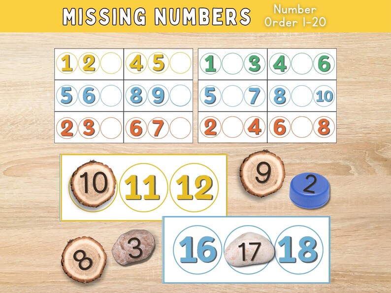 Missing Numbers 1-20 | Counting, Number Order | Preschool, Pre-k ...