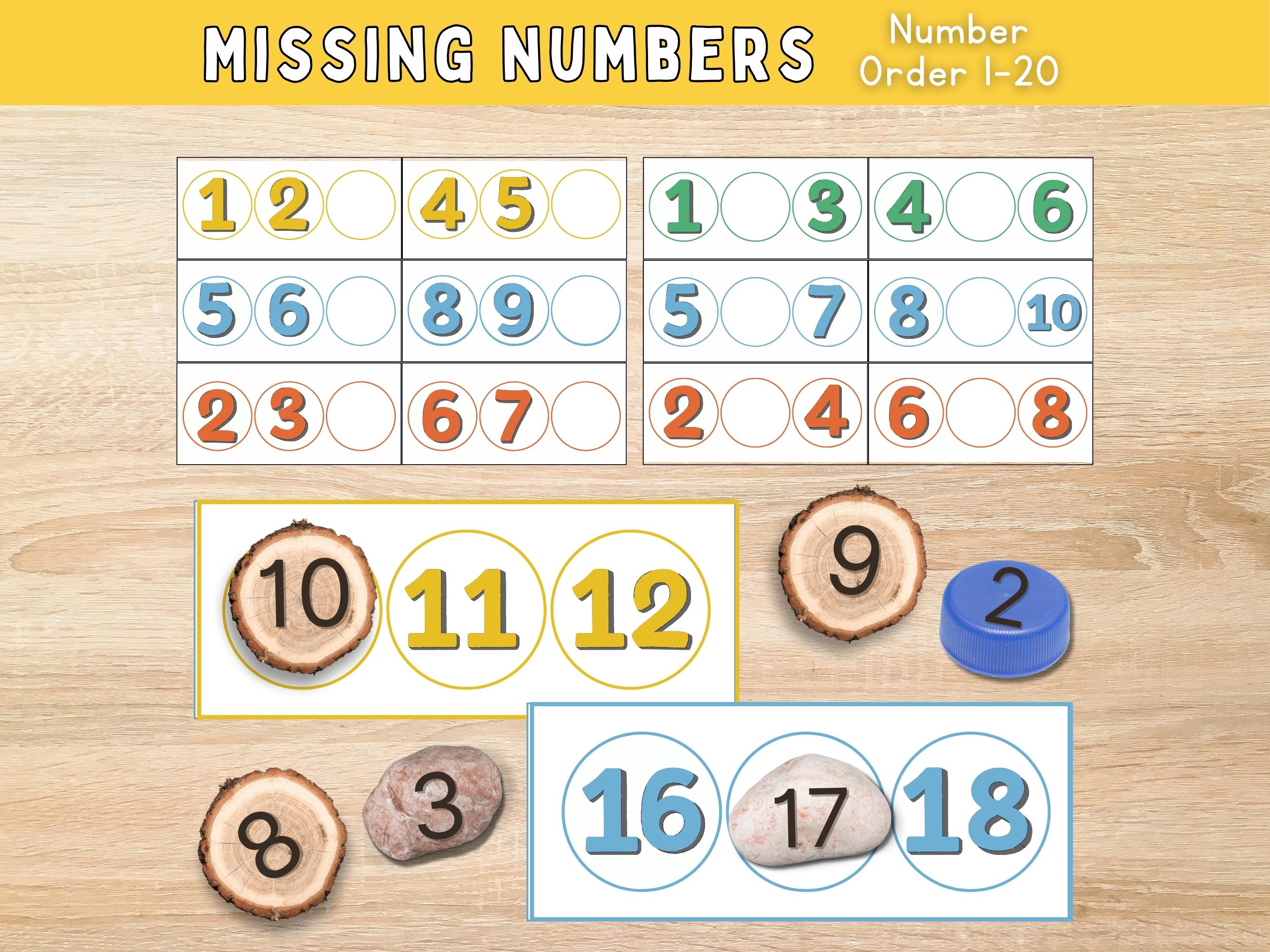Missing Numbers 1-20 | Counting, Number Order | Preschool, Pre-k ...