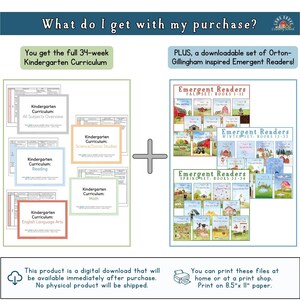 Preschool, Pre-k, and Kindergarten Curriculum BUNDLE | Year-long ...