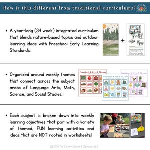 Preschool Curriculum Winter Sample Week | Nature-based Outdoor Learning ...