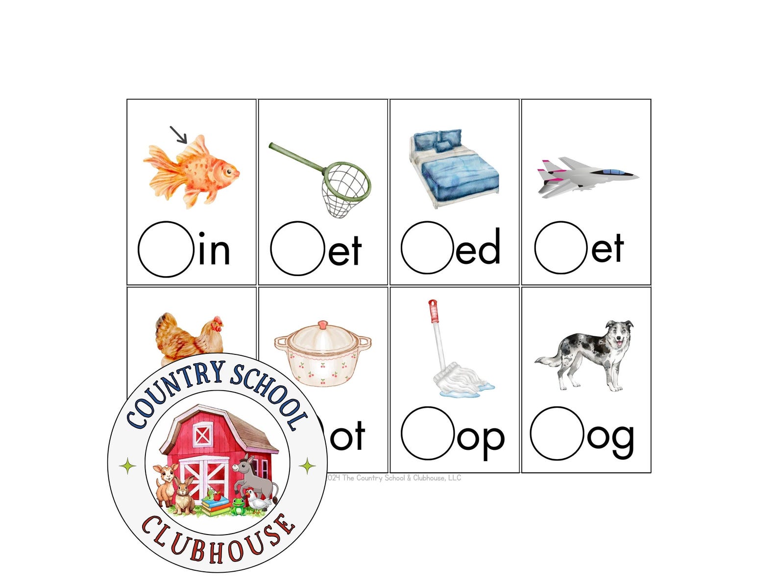 CVC Missing Letter Flashcards | Orton Gillingham Phonics | Homeschool ...