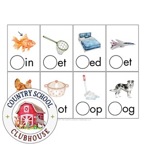 CVC Missing Letter Flashcards | Orton Gillingham Phonics | Homeschool ...